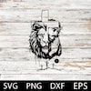 Jesus and Cross Laser Cut File, Faith, Jesus Dxf, Cross Christian ...