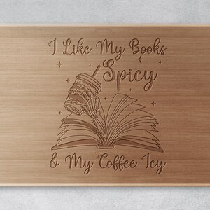 I Like My Books Spicy and My Coffee Icy Svg, Book Svg, Skeleton Coffee ...