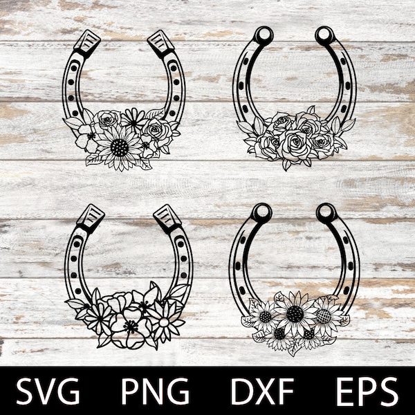 Western Floral Svg - Etsy