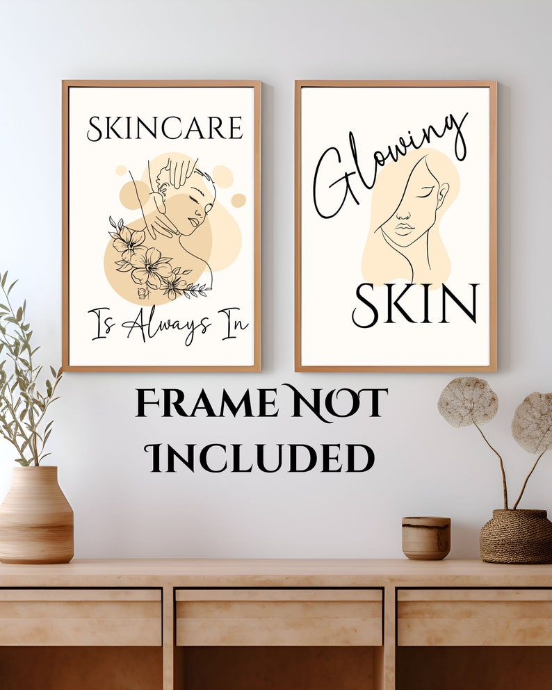 Esthetician Wall Art: Skincare Spa Decor Poster - Etsy