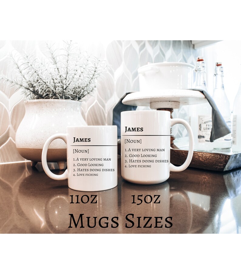 Personalize Name Coffee Mug With Custom Definition,personalized Name Defonition,custom Name Mug ...