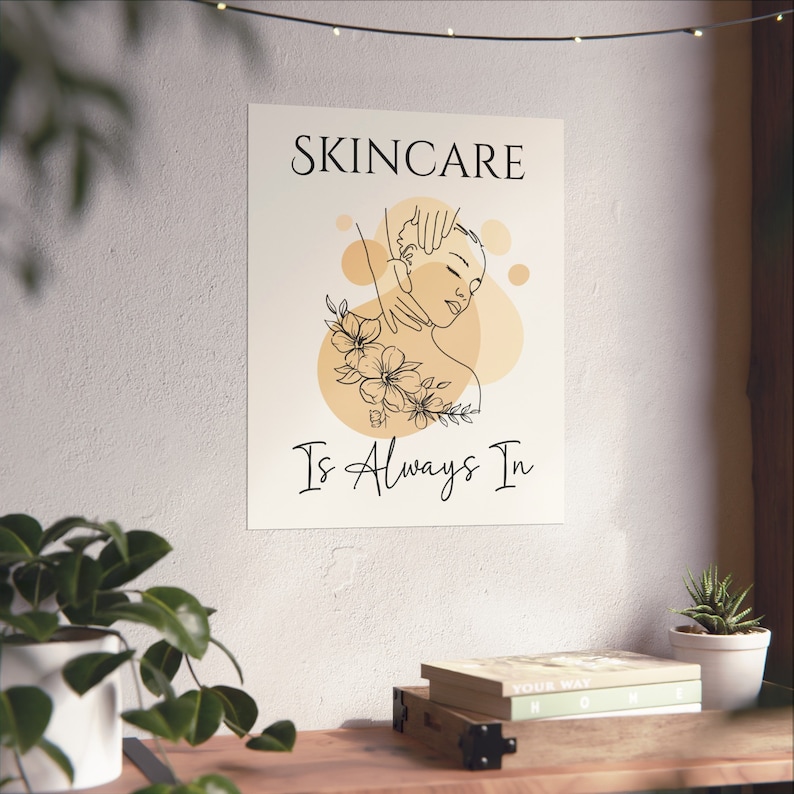 Esthetician Wall Art: Skincare Spa Decor Poster - Etsy