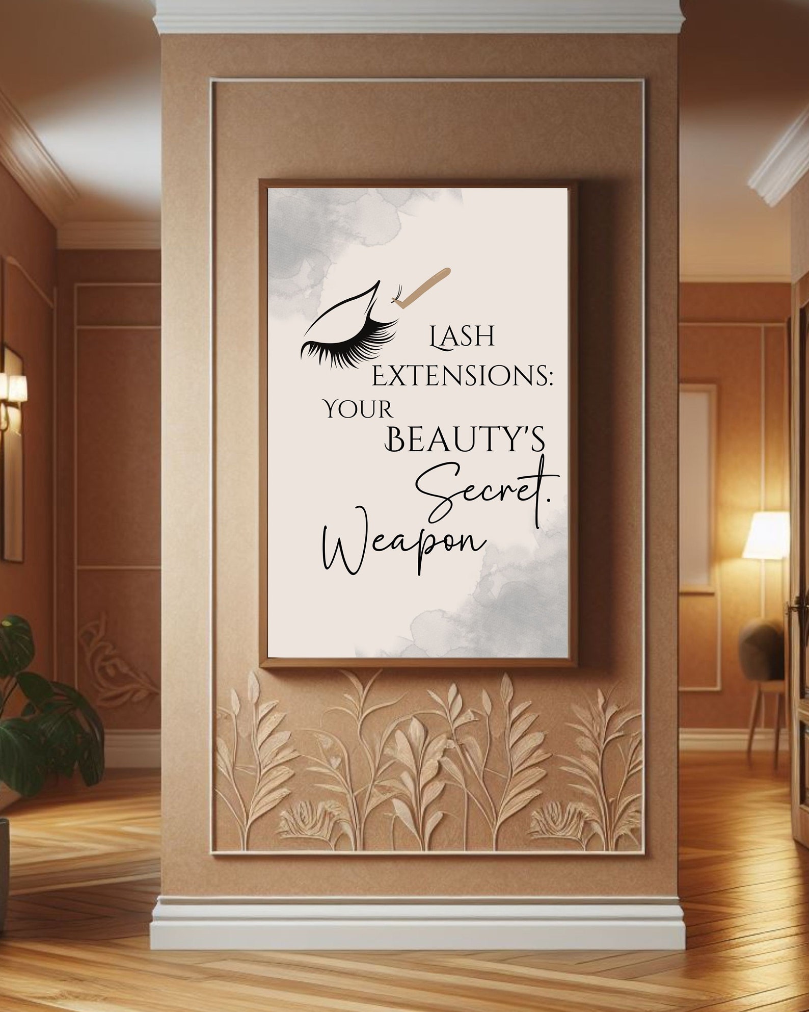 Lash Tech Decor Eye Lashes Spa Interior Design Matte Vertical Posters ...