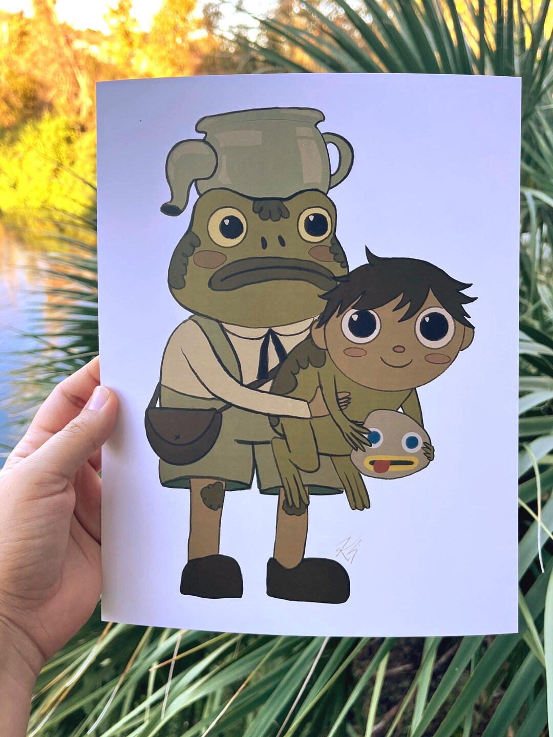 Art Print | OTGW Fan Art | Face Swap | Frog With Tea Pot Kettle Hat ...