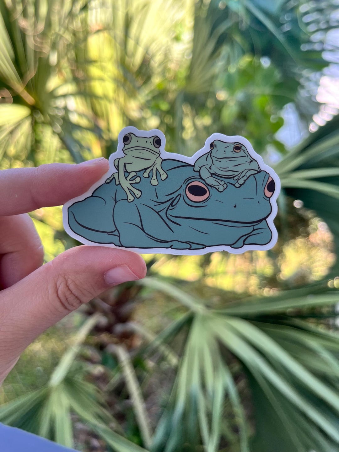 Sticker Piled up Tree Frogs Laptop Bottle Vinyl Decal Waterproof - Etsy