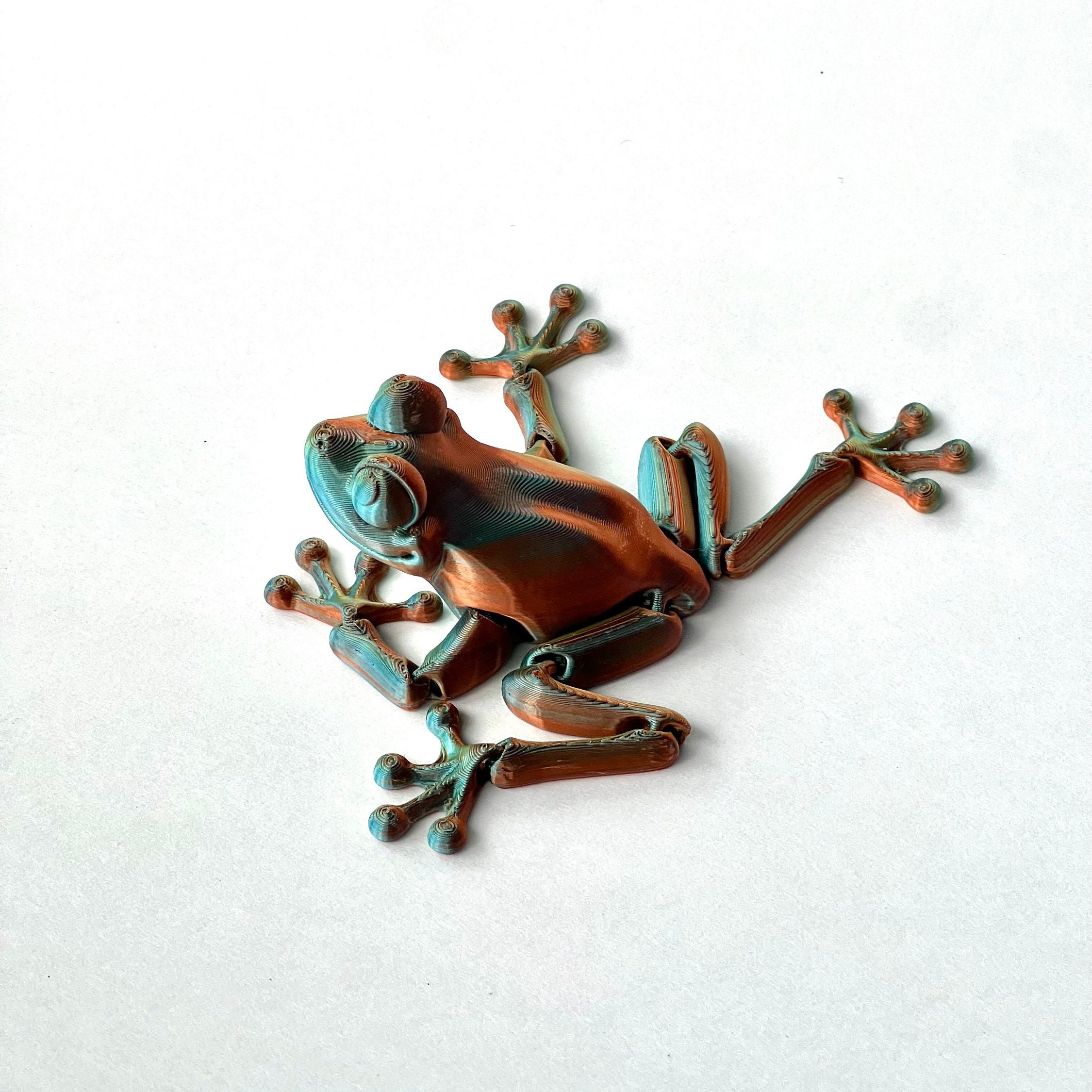 Flexi Frog Articulated Frog Fidget Sensory Toy 3D Printed Collectable ...