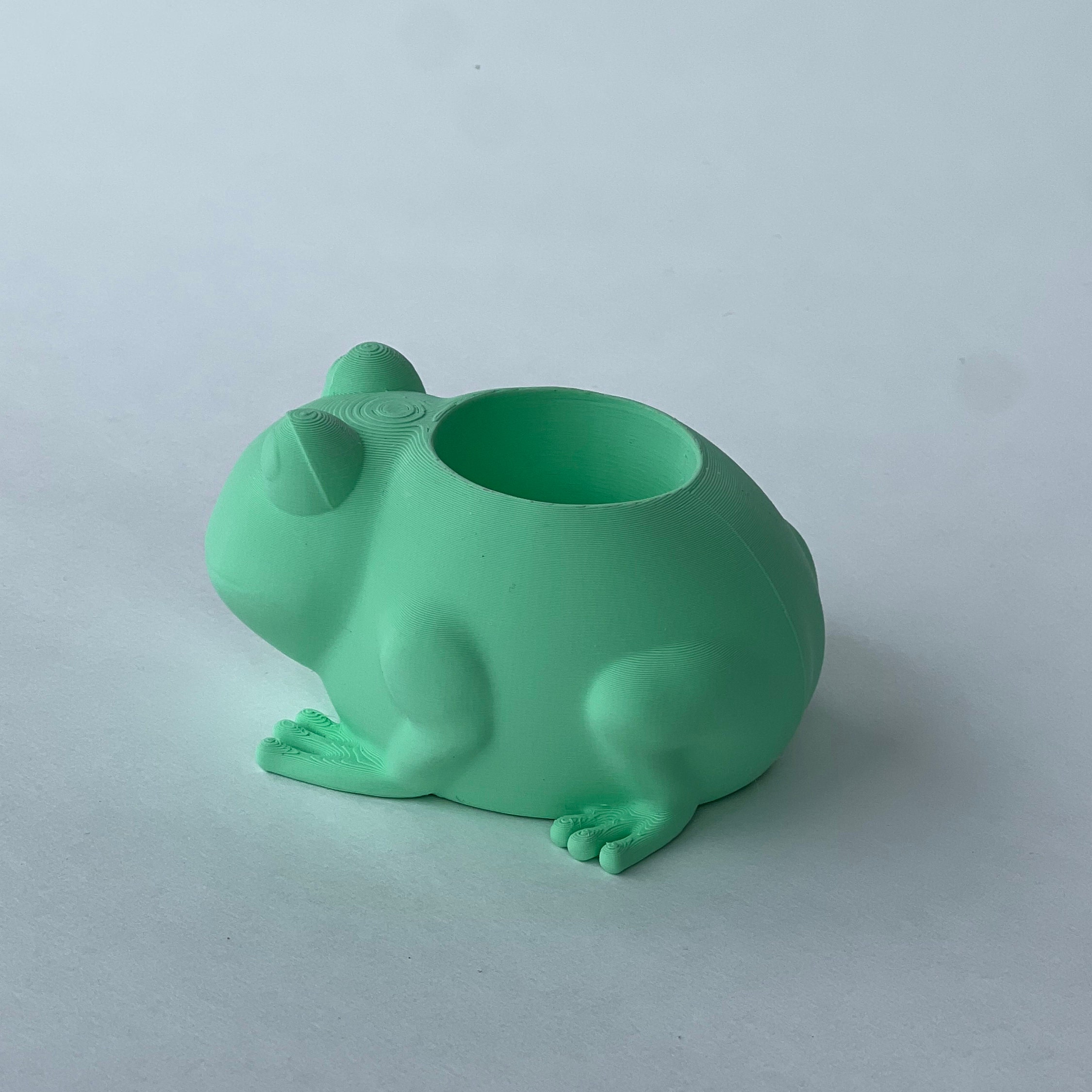 Frog Plant Pot | Frog Planter | Desk Organizer Decor | Office Accessory ...