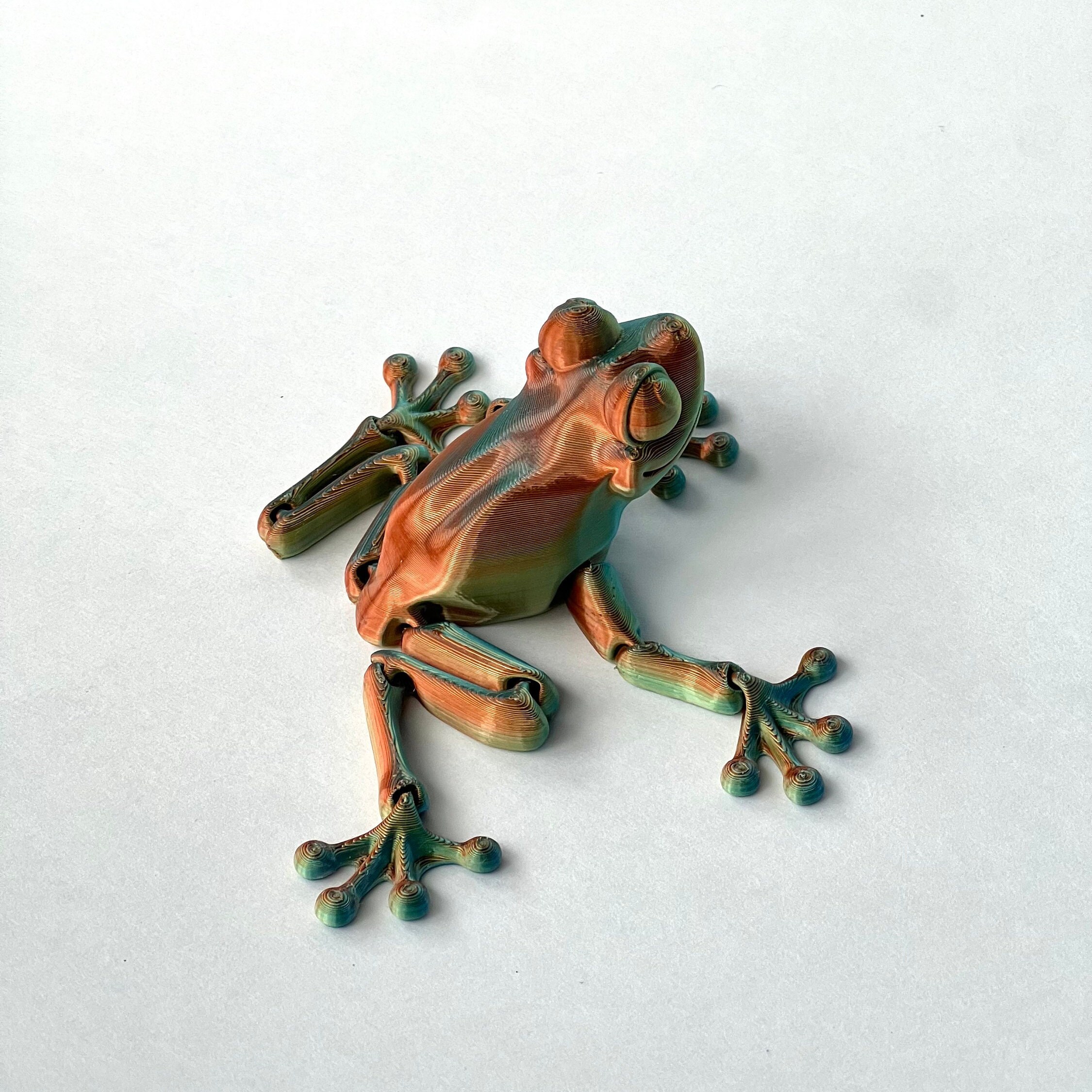 Flexi Frog Articulated Frog Fidget Sensory Toy 3D Printed Collectable ...