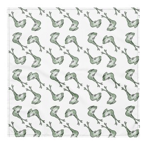 Frog Leg Bandana All-over Print Bandana Rave Festival Wear - Etsy