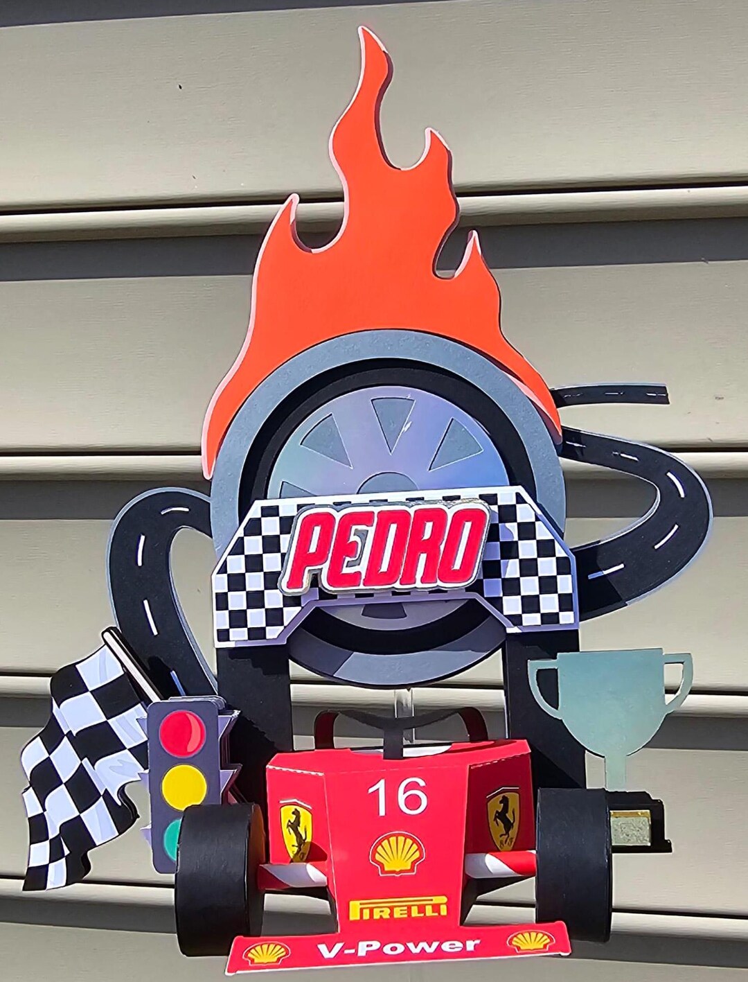 F1 Car Cake Topper - Etsy