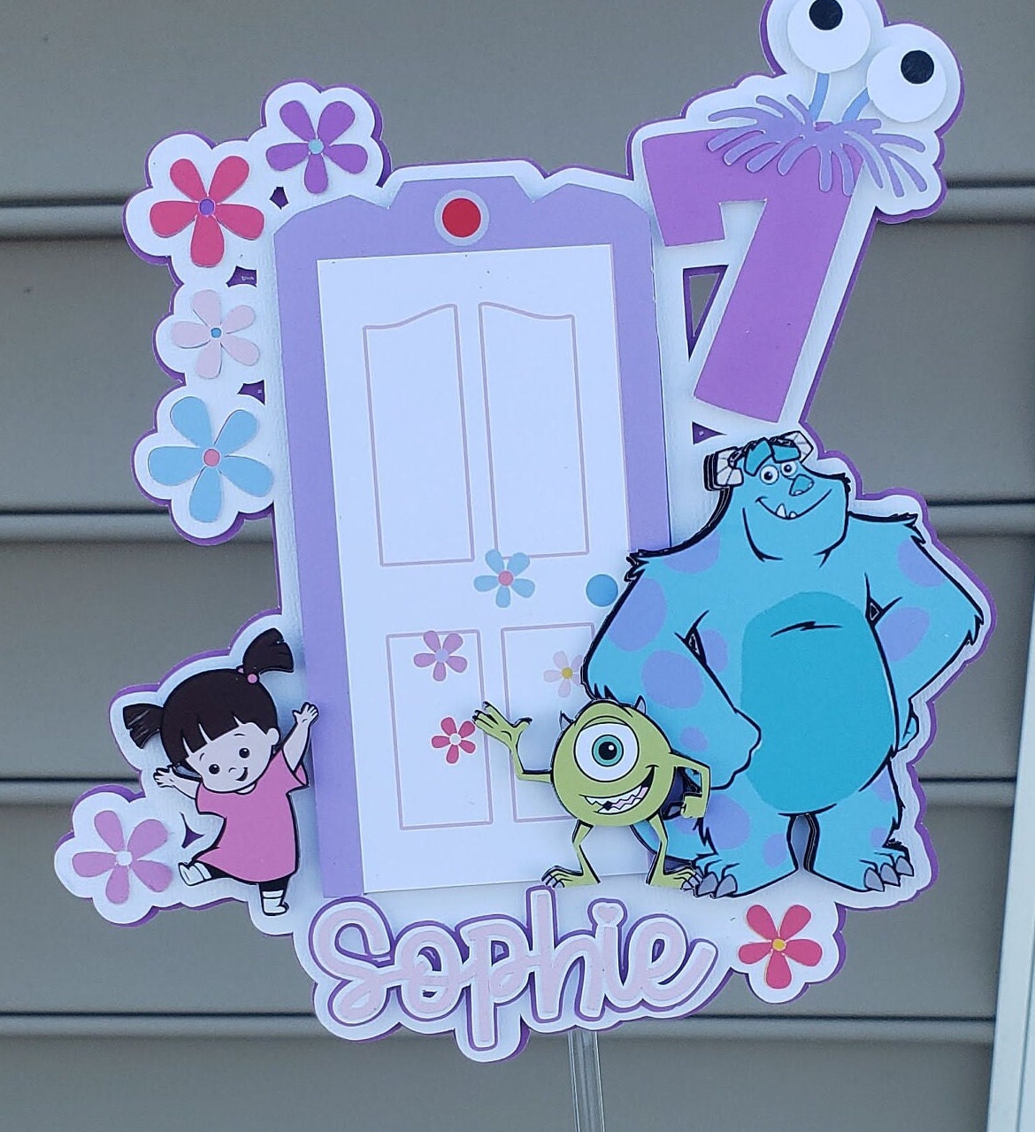 Monsters Topper/cake Topper/sa/sullivan/boo - Etsy