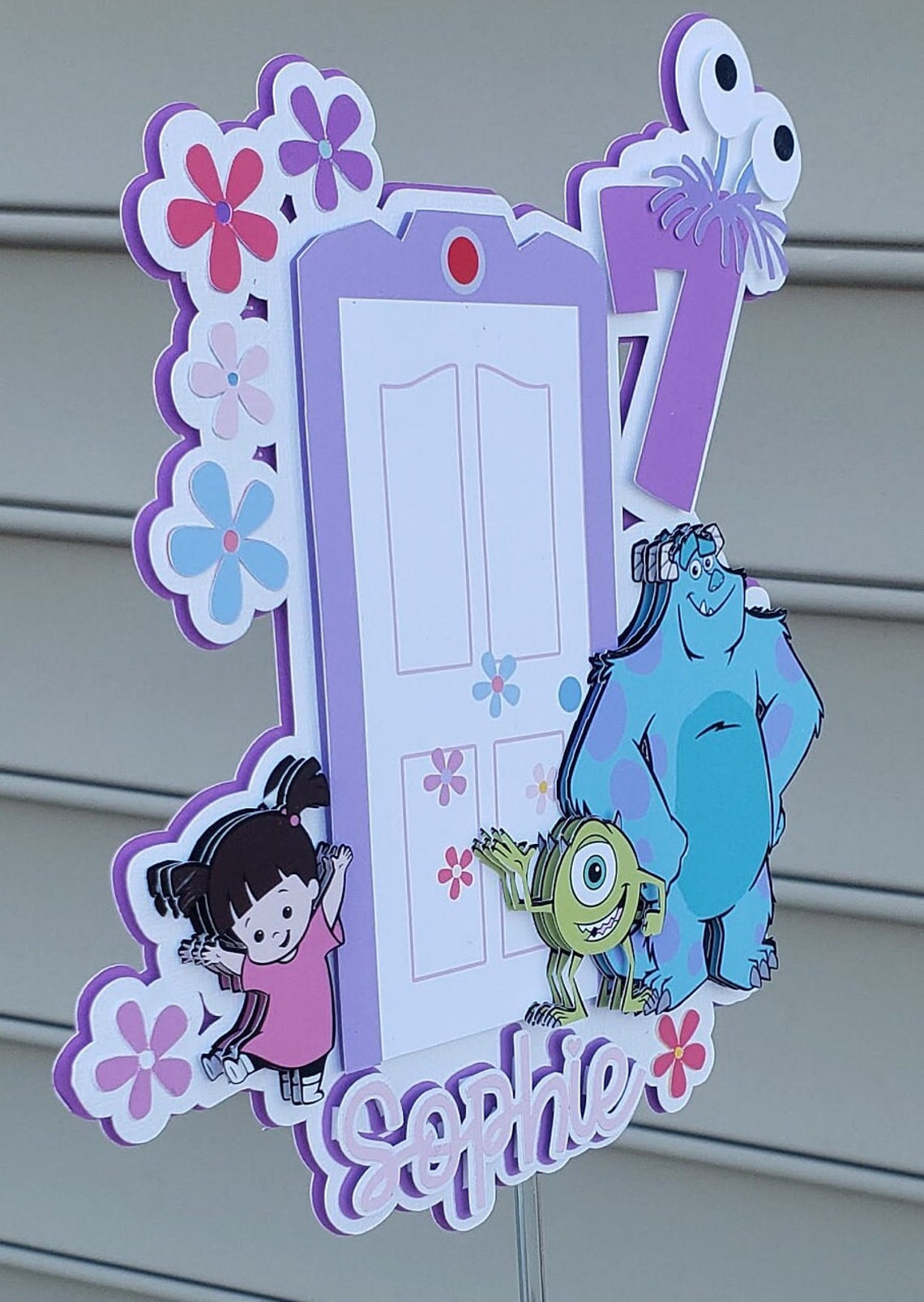 Monsters Topper/cake Topper/sa/sullivan/boo - Etsy