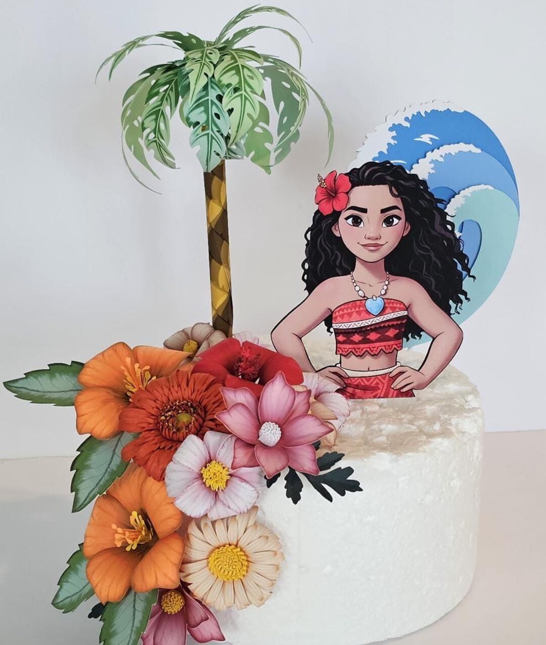 Moana Cake Topper: Handmade Table Decoration for Parties - Etsy