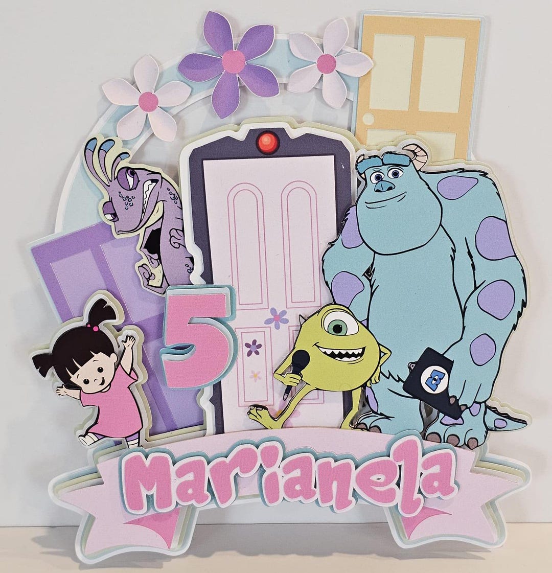 Monsters Topper/cake Topper/sa/sullivan/boo - Etsy