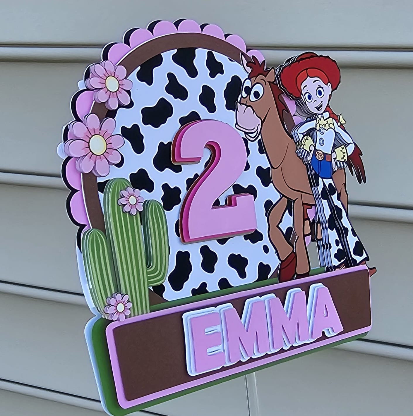 Toy Stores/ Birthday/shaker Cake Topper/jessie - Etsy