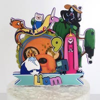 Adventure Time Birthday Banner: Colorful Party Decoration (PDF Download ...