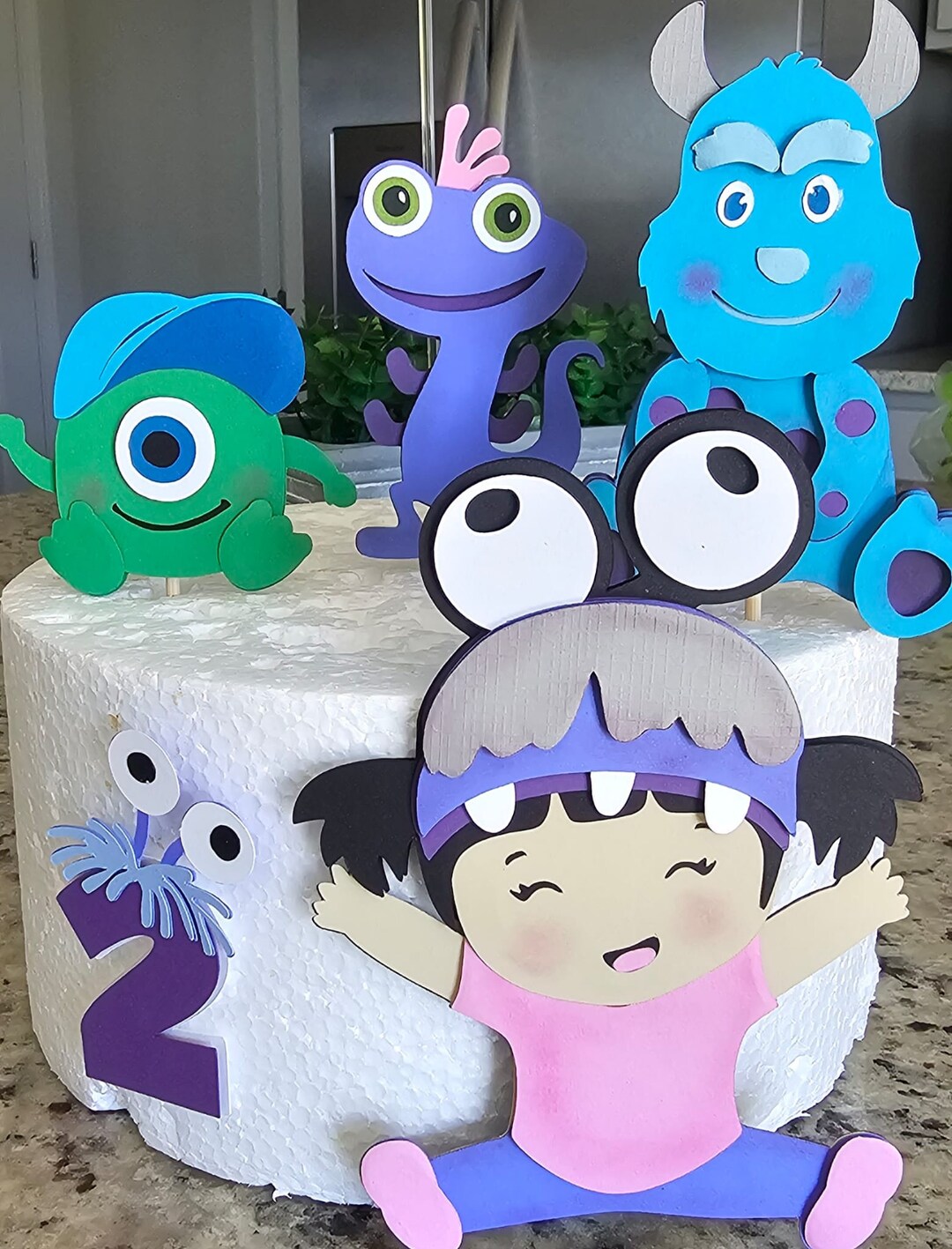 Monsters Topper/cake Topper/sa/sullivan/boo - Etsy