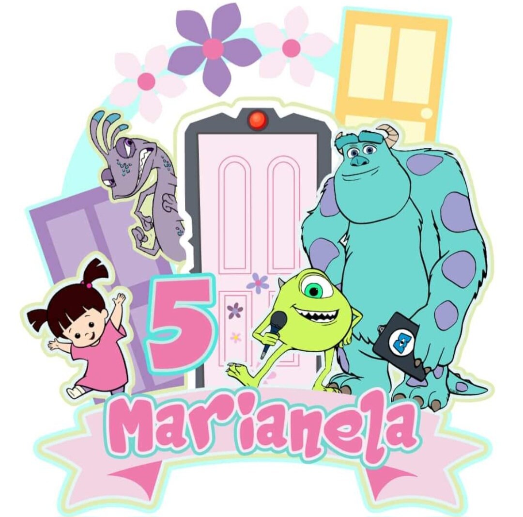 Monsters Topper/cake Topper/sa/sullivan/boo - Etsy