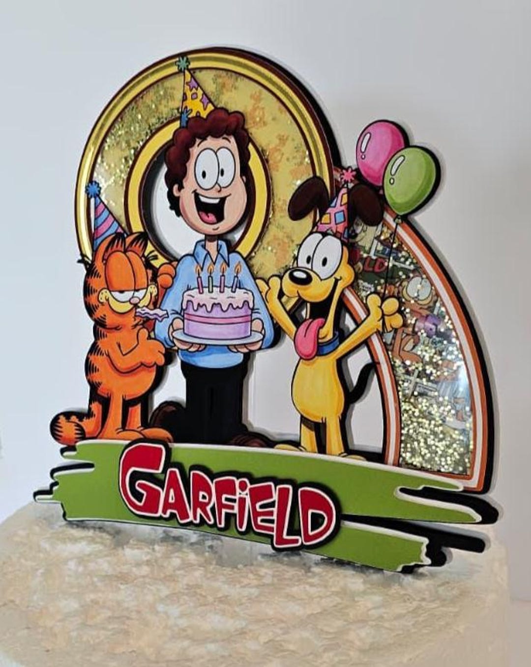Garfield - Cake Topper - Garfield - Cake Topper - Etsy