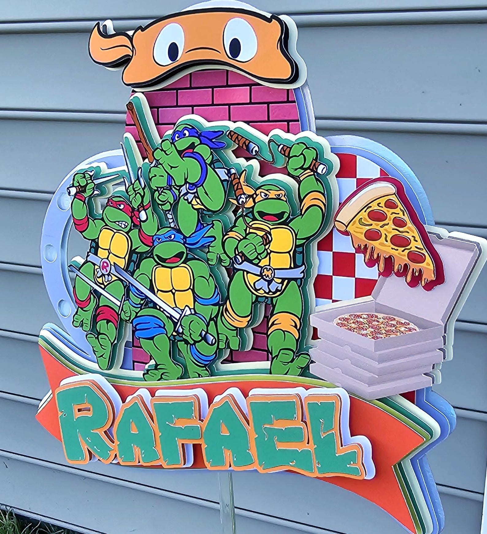 Teenage Mutant Ninja Turtle Cake Topper: Handmade Ninja Party ...