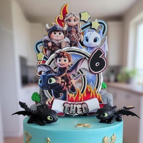 Dragon Cake Topper - Etsy