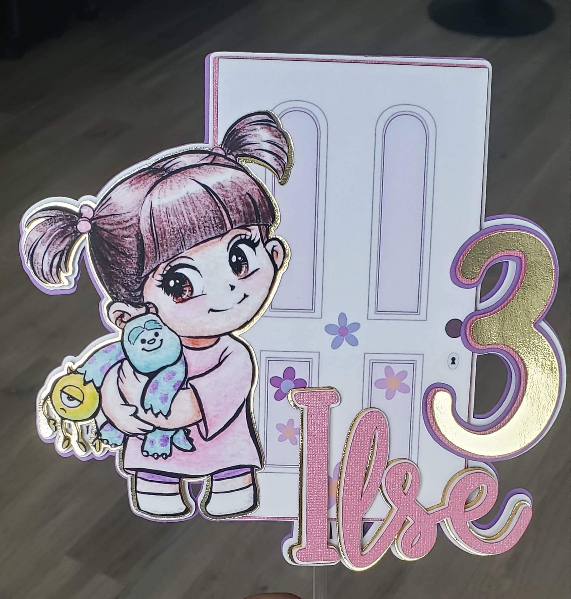 Monsters Topper/cake Topper/sa/sullivan/boo - Etsy