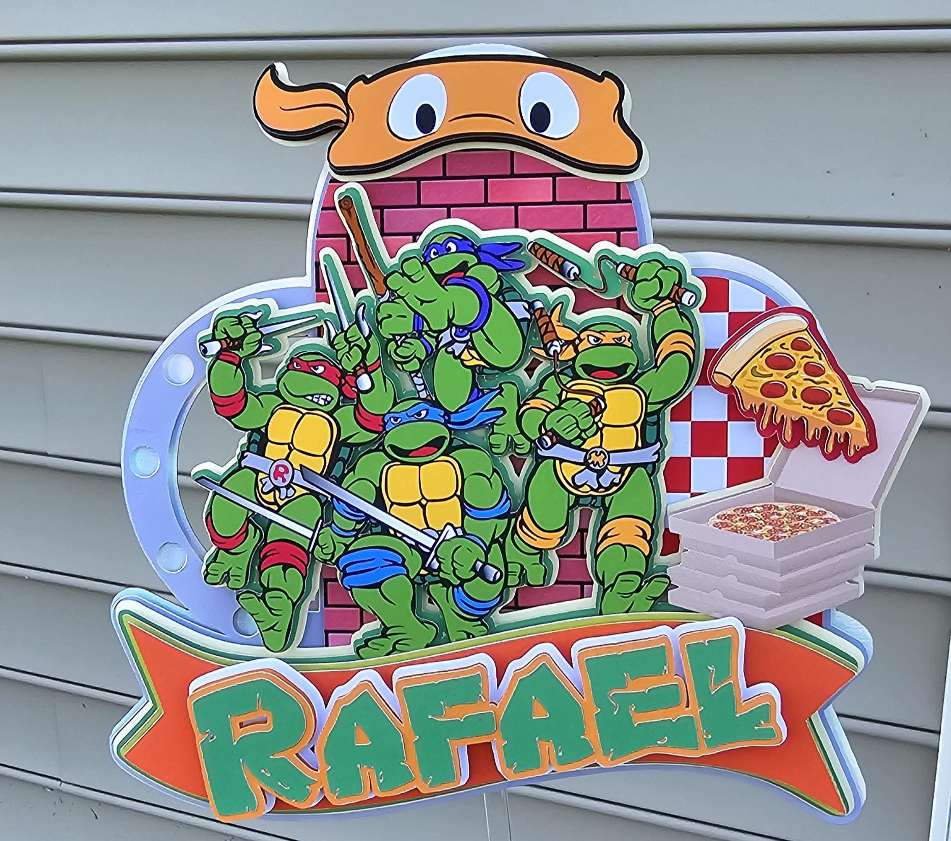 Teenage Mutant Ninja Turtle Cake Topper: Handmade Ninja Party ...