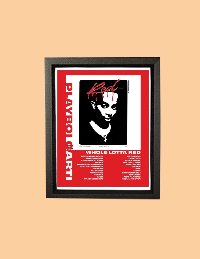 Playboi Carti, WLR, Die Lit, Poster