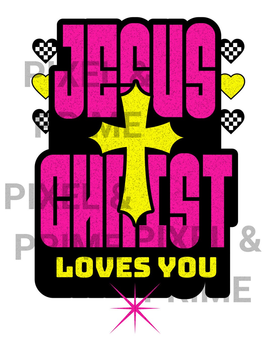Jesus Christ Loves You | Jesus Y2K Design Svg/png/pdf File | Shirt ...