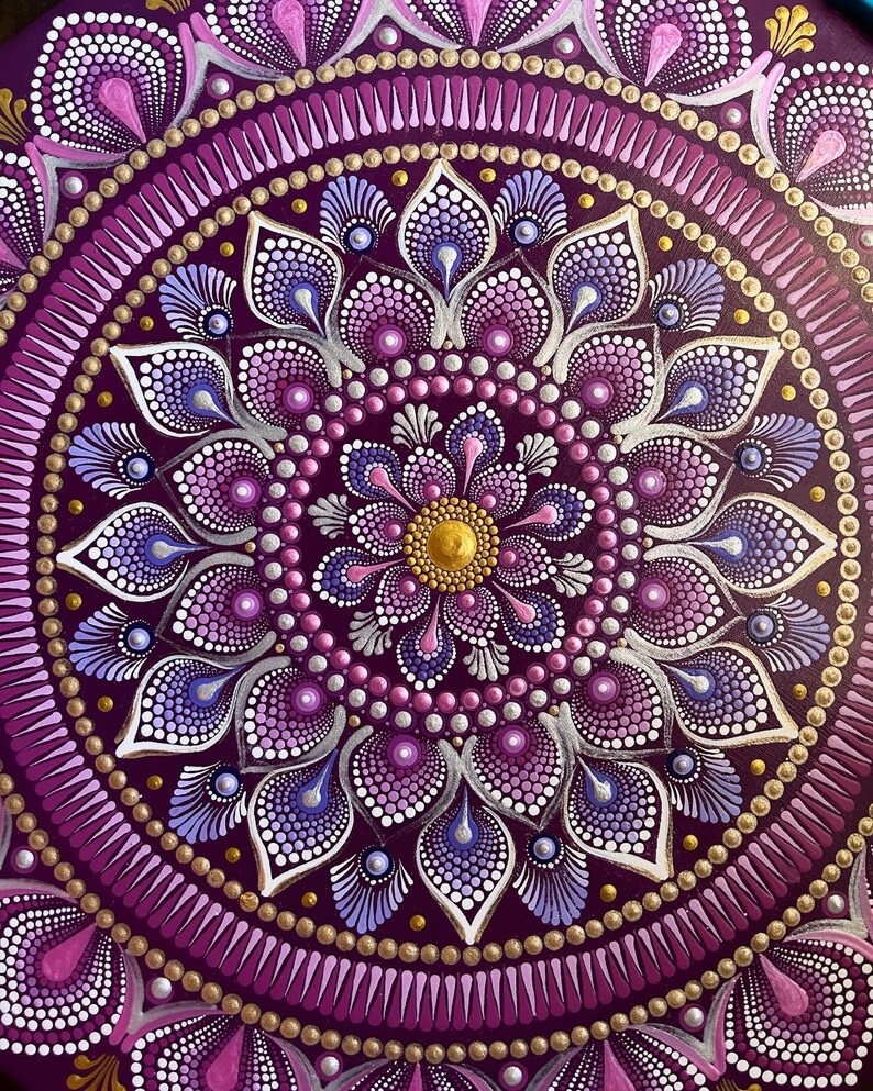 Purple Mandala - Etsy