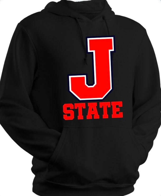 Jackson State Hoodie Letter J, JSU Hoodie, JSU, Jackson State ...
