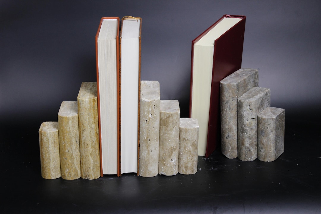 Elegant Bookends, Heavy Duty Bookends, Luxury Bookends, Stone Bookends ...