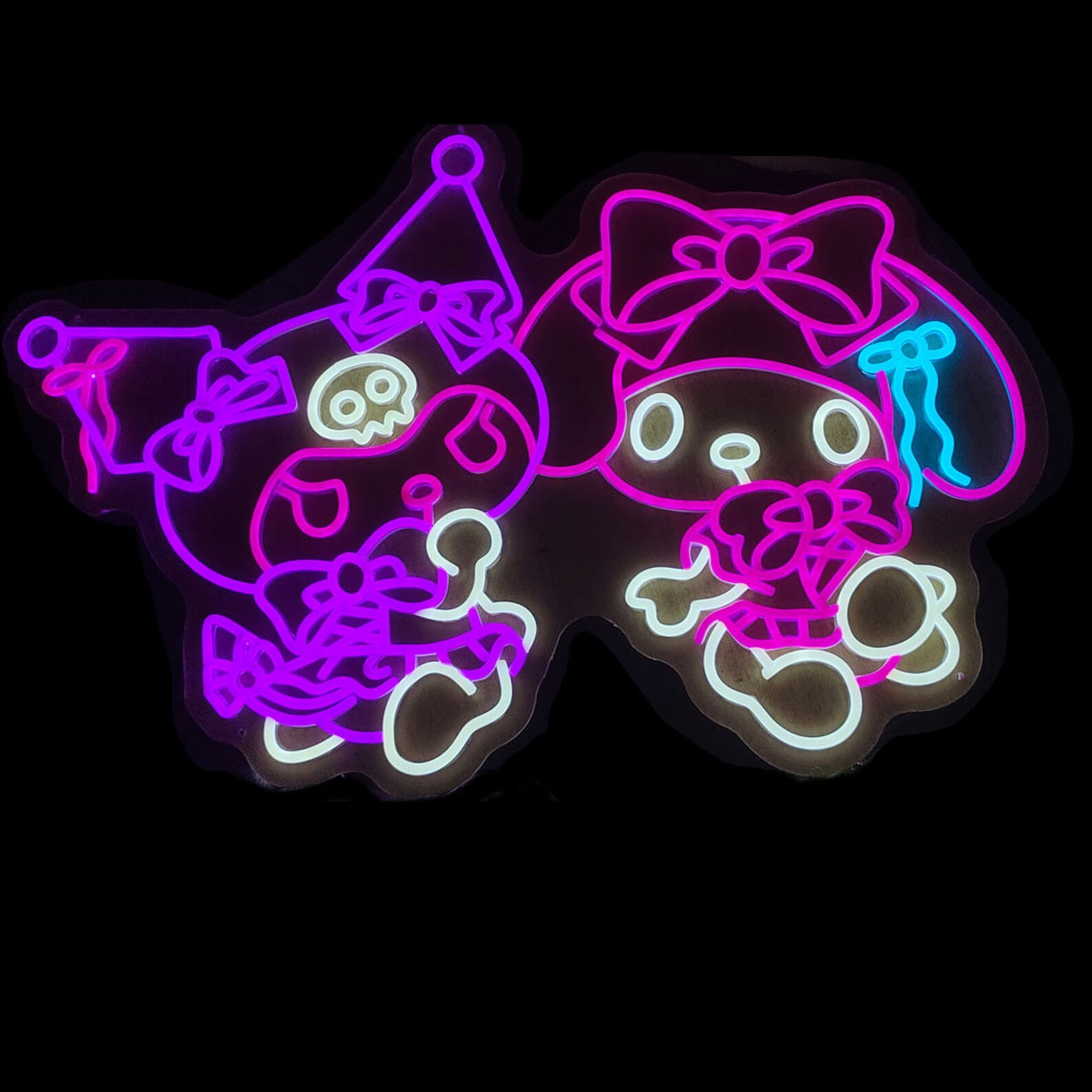 Sanrio Neon Sign Cute Animal Cartoon Fans Toy Store Signage - Etsy
