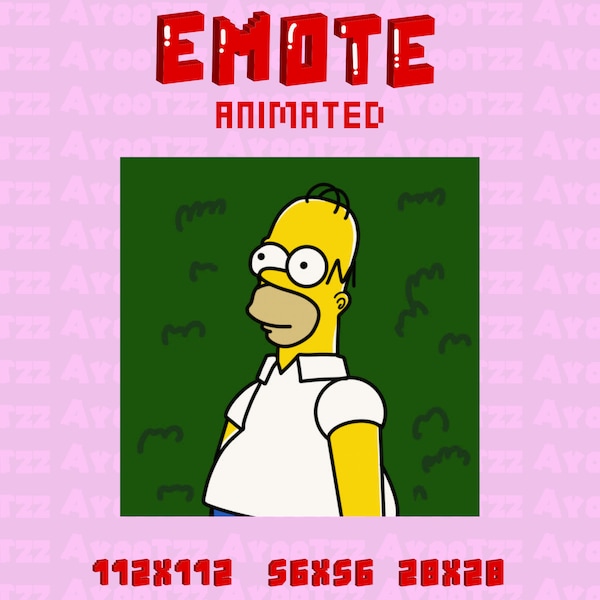 Homer Simpson Dancing Emote - Etsy