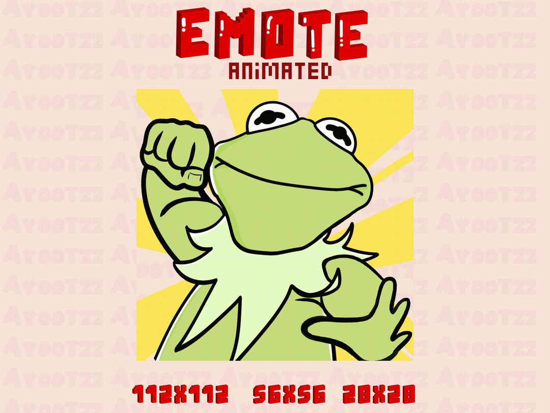 ANIMATED Funny Kermit the Frog Emote | Twitch | Discord | Youtube ...