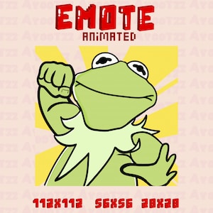 ANIMATED Funny Kermit the Frog Emote | Twitch | Discord | Youtube ...