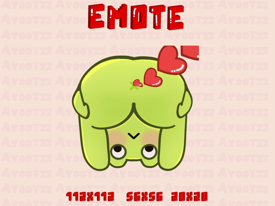 ANIMATED Frog Emote | Hearts | Twitch | Discord | Youtube | Funny ...