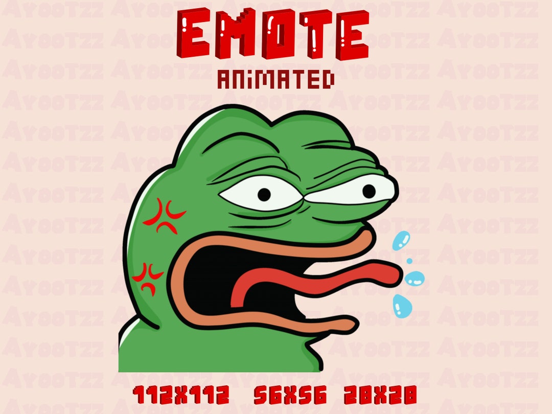 ANIMATED Angry Pepe the Frog | Twitch | Discord | Youtube | Funny ...