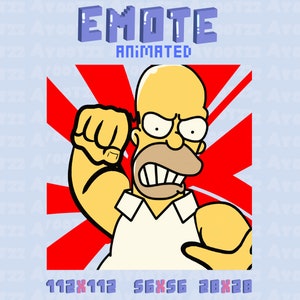 ANIMATED Funny Meme Emote Homer Simpson | Twitch | Discord | Youtube ...