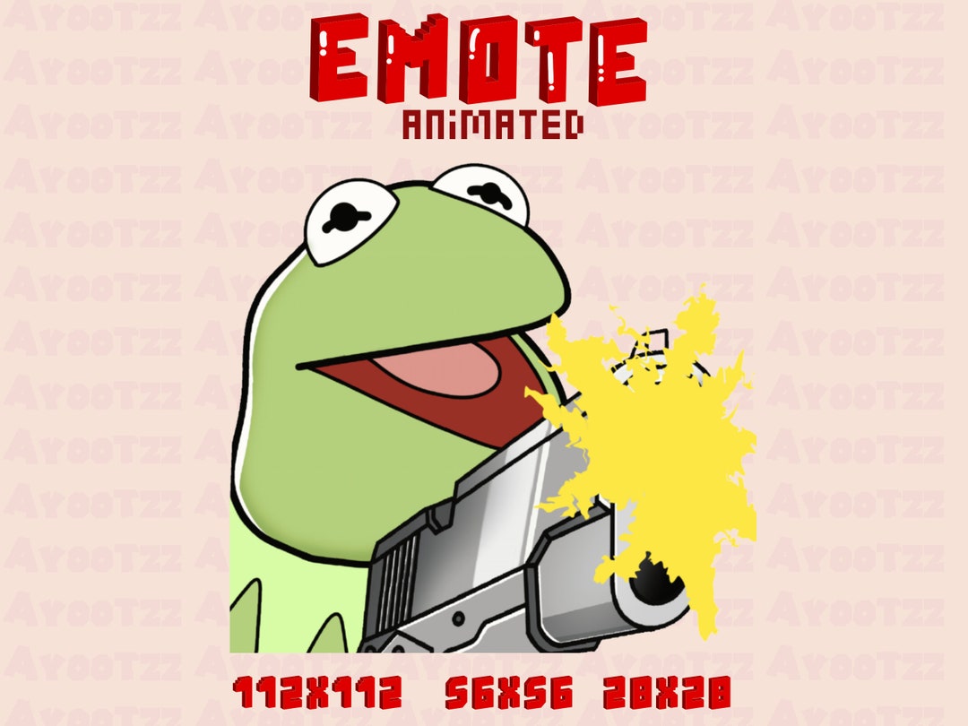 ANIMATED Funny Kermit the Frog Emote | Twitch | Discord | Youtube ...