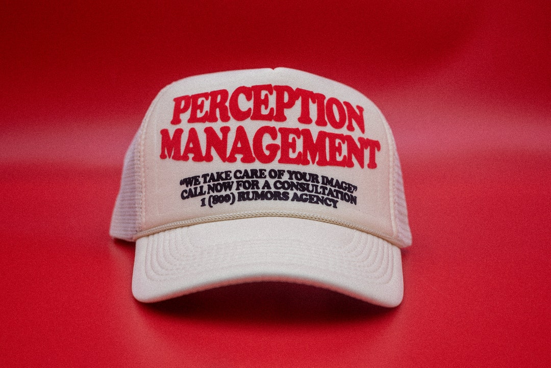 Perception Management Trendy Trucker Hat, Adjustable Fit - Etsy