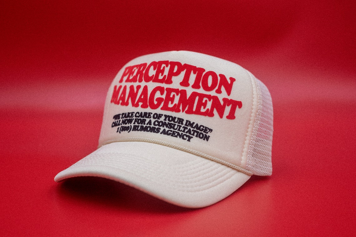 Perception Management Trendy Trucker Hat, Adjustable Fit - Etsy