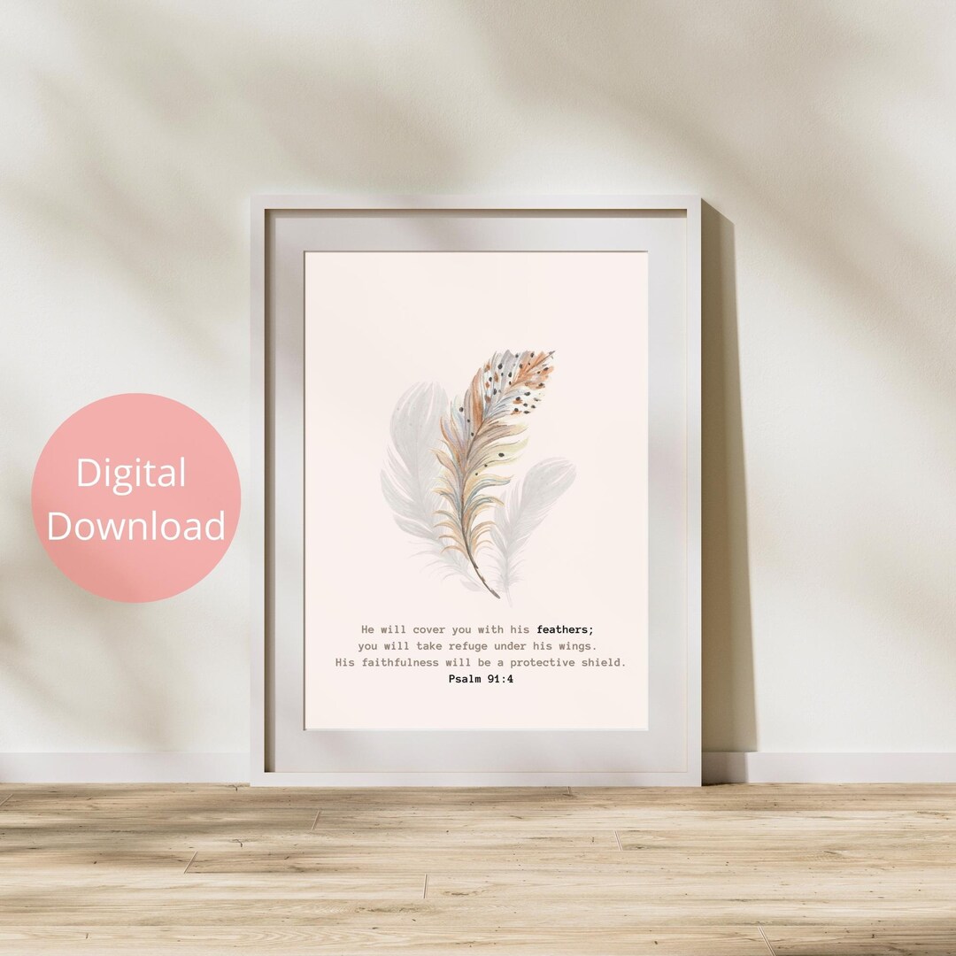 Psalm 91 Prayer of Protection Printable, Blessings Prayer for Kids ...