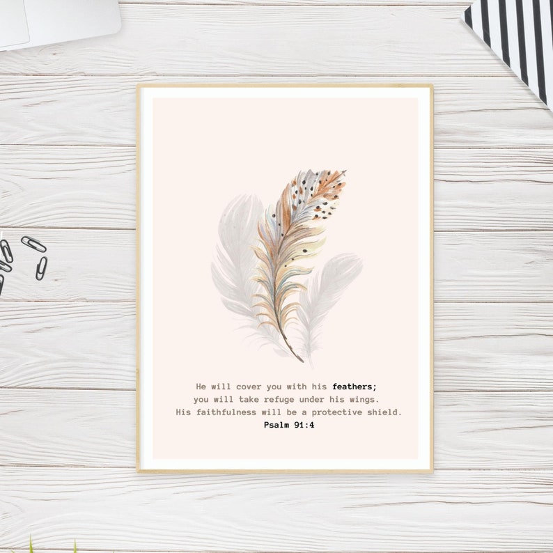 Psalm 91 Prayer of Protection Printable, Blessings Prayer for Kids ...