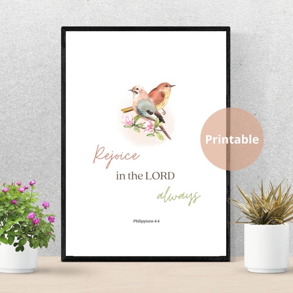 Always Rejoice Printable - Etsy