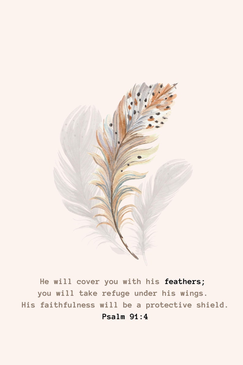 Psalm 91 Prayer of Protection Printable, Blessings Prayer for Kids ...