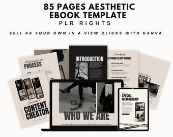 Ebook & Workbook Template Canva Coaching Guide Lead Magnet Course ...