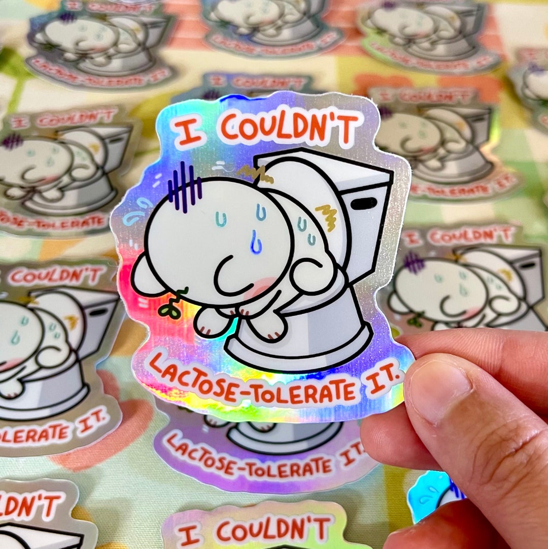 I Couldnt Lactose-tolerate It Sticker - Etsy
