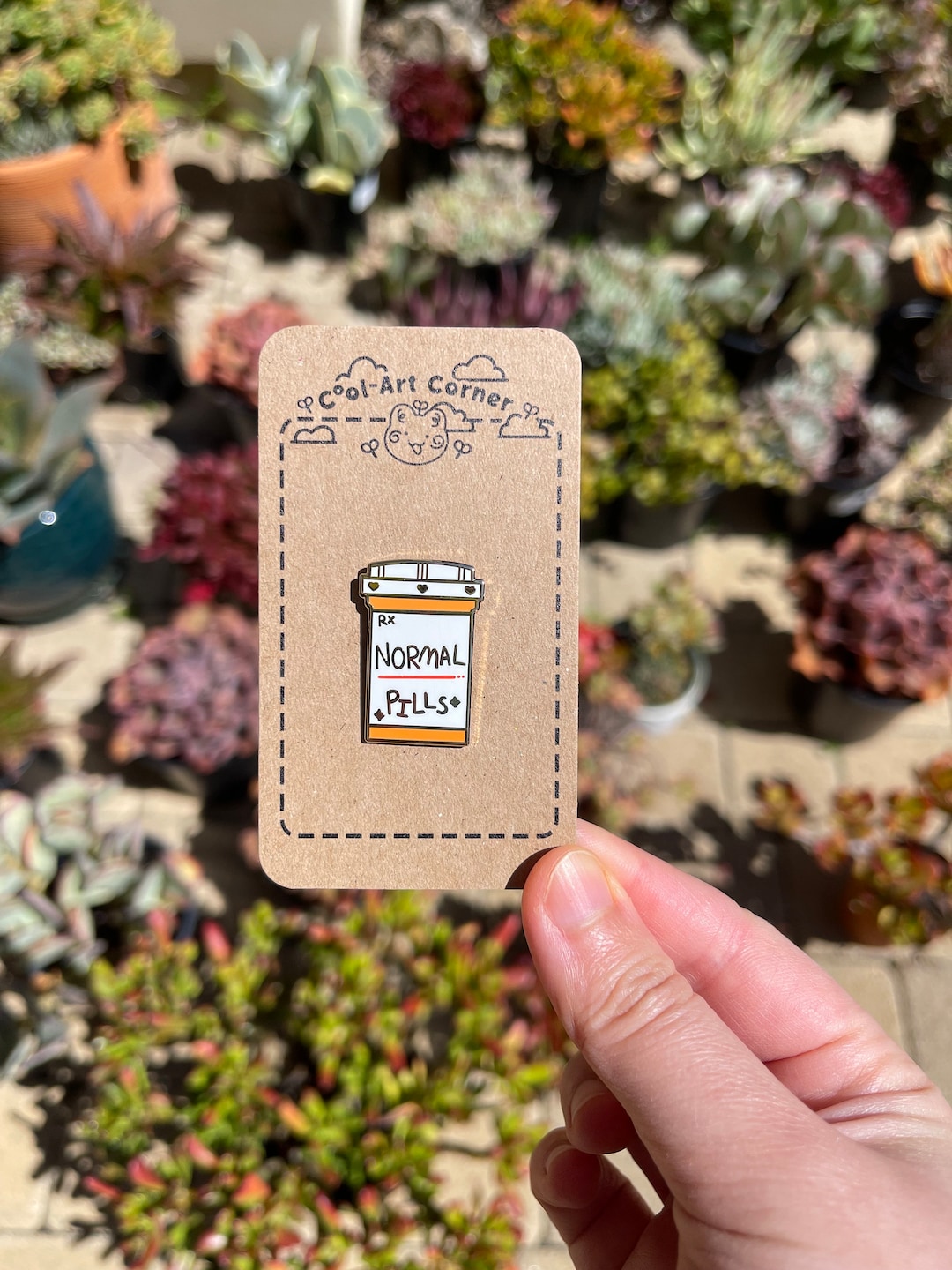 Normal Pills Pin | Funny & Cute Enamel Pin | Lapel Pin | Party Gift ...
