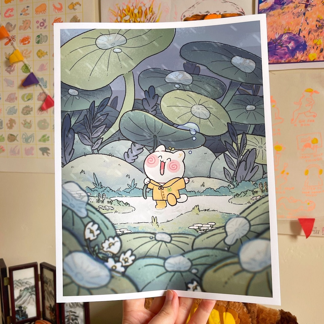 Splishy Splash! Print | Cute & Aesthetic | Gifts for Friends, Family ...